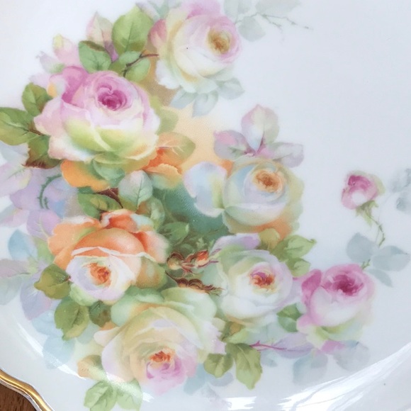 Germany | Other | Vintage Rose Germany Plate Porcelain | Poshmark